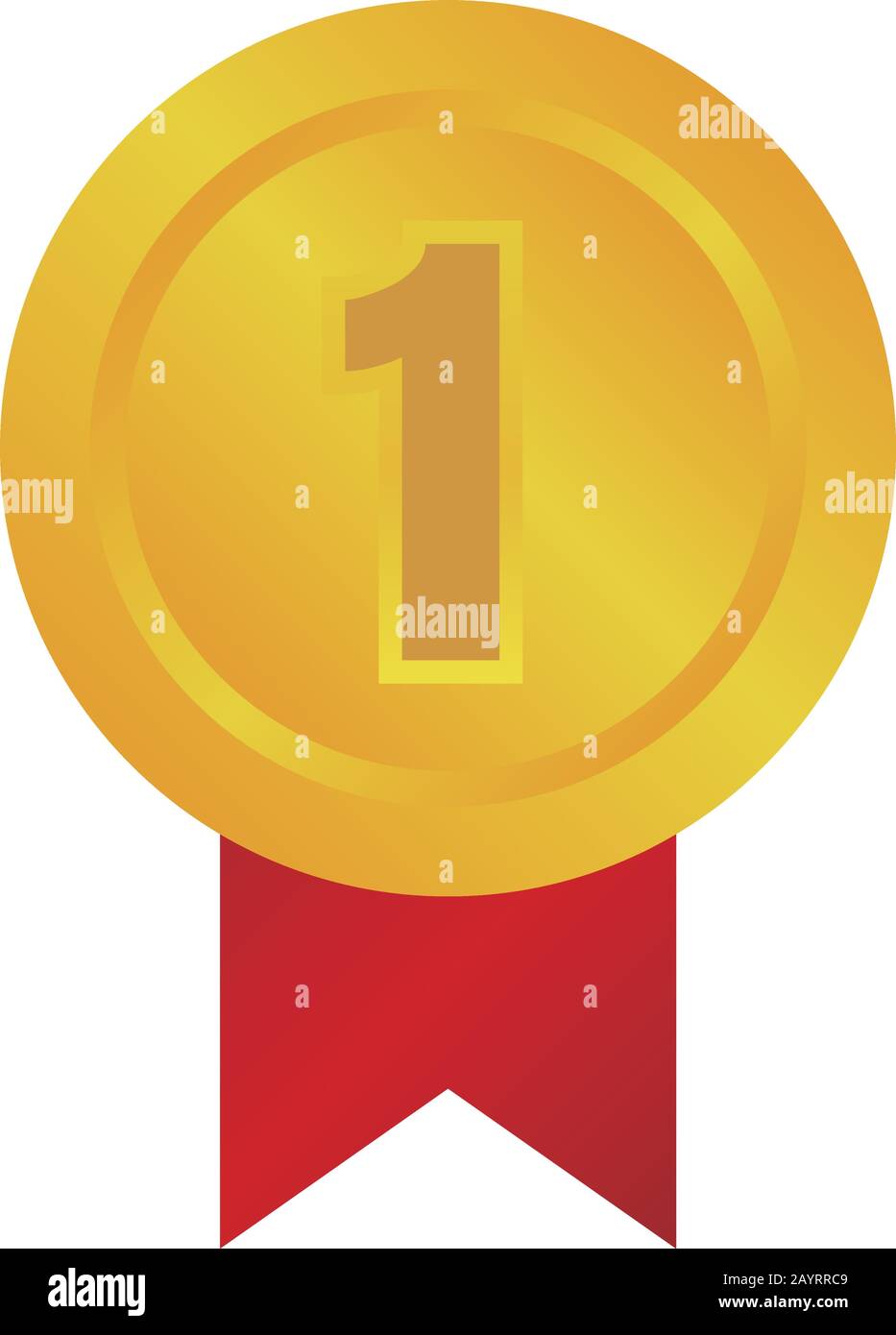 First place medal Stock Vector Images - Alamy