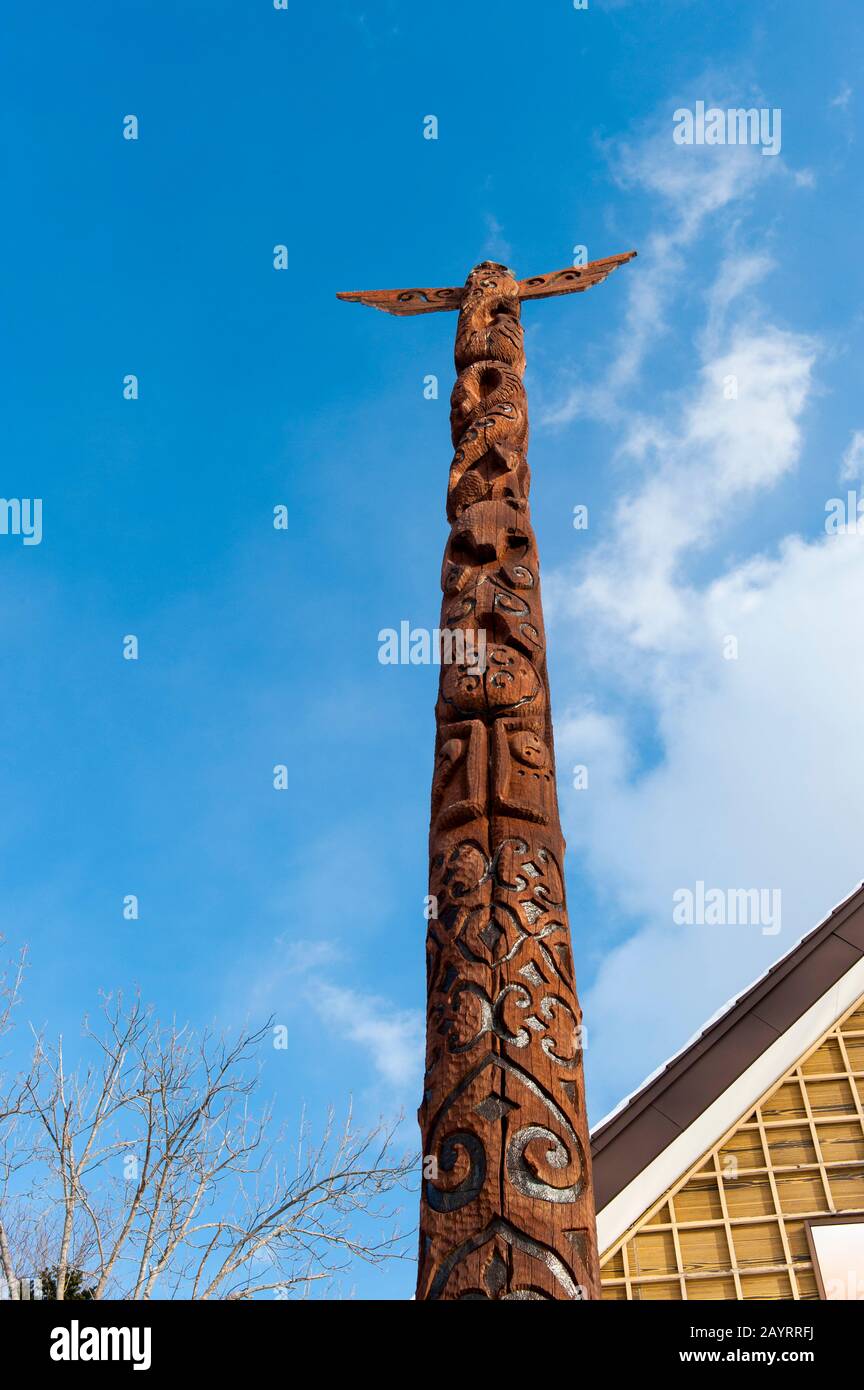 Japanese ainu totem hi-res stock photography and images - Alamy