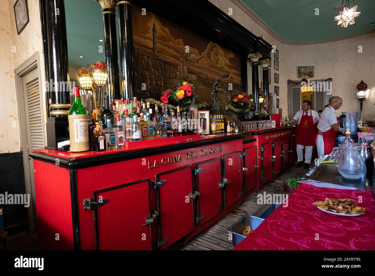 November 27, 2019, Havana, Cuba: Inside bar El Floridita Stock Photo ...
