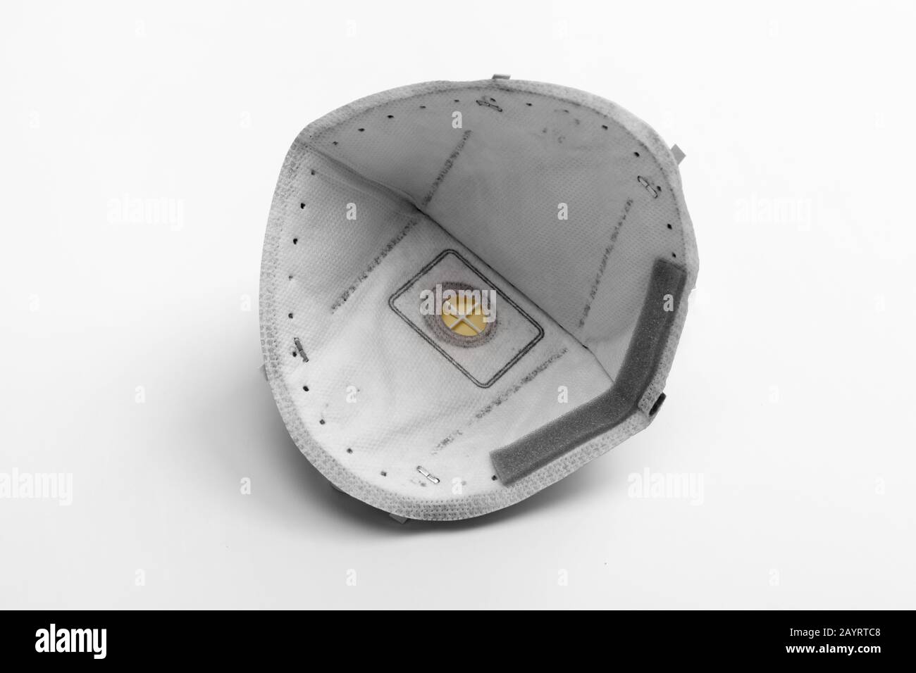 Anti virus mask with breathing valve Stock Photo - Alamy