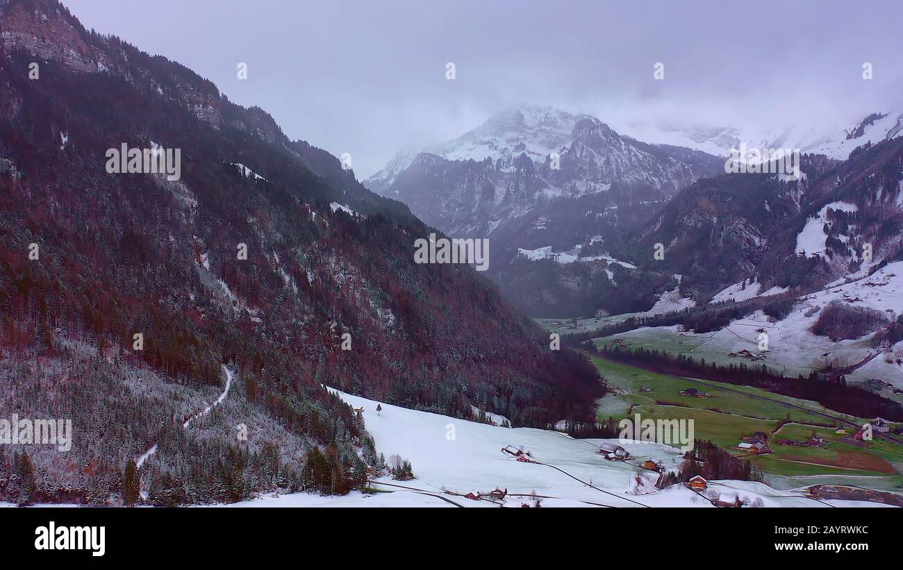 Beautiful engelberg valley in switzerland hi-res stock photography and ...