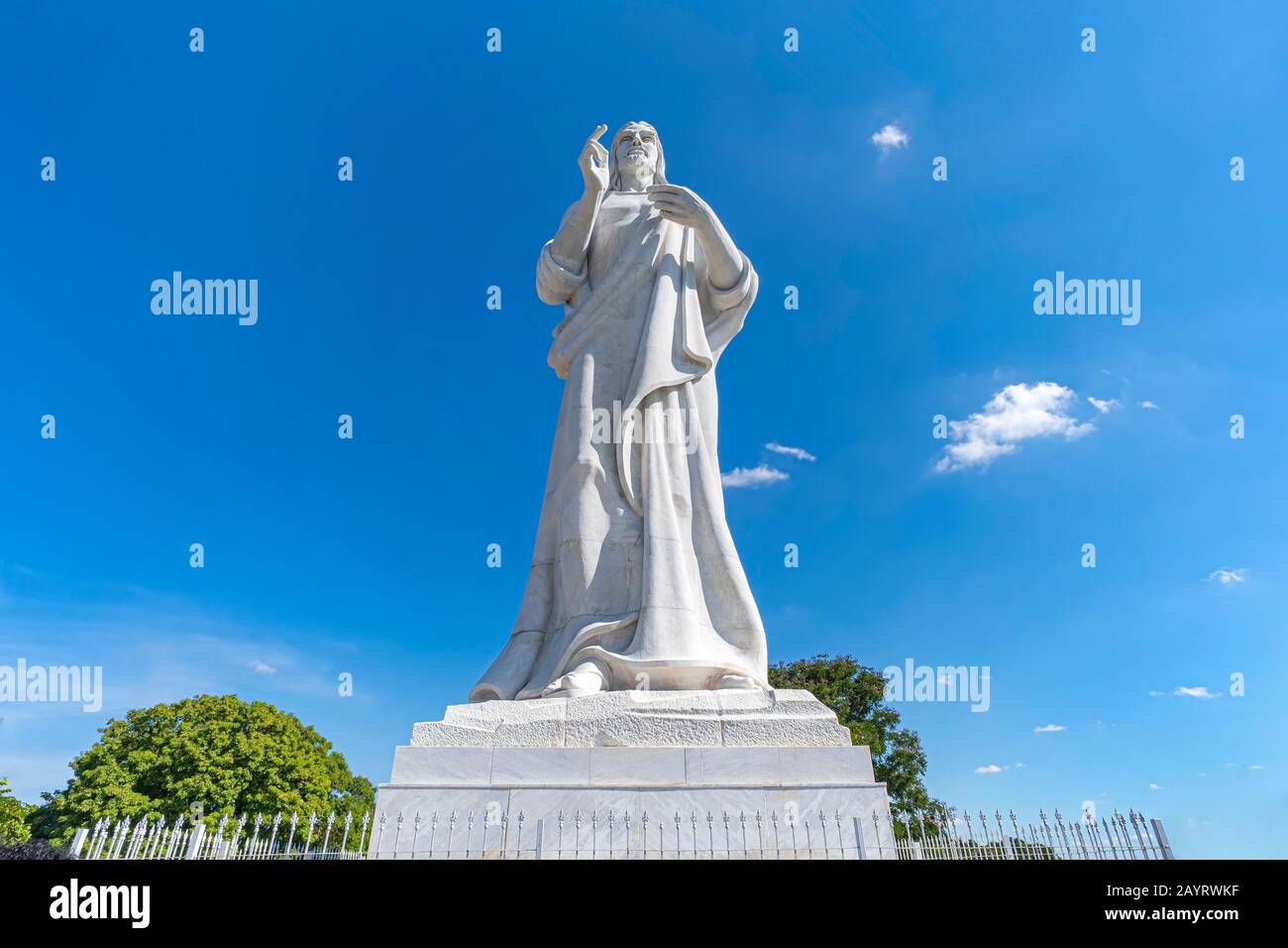 November 27, 2019, Havana, Cuba. Christ of Havana, a large sculpture ...