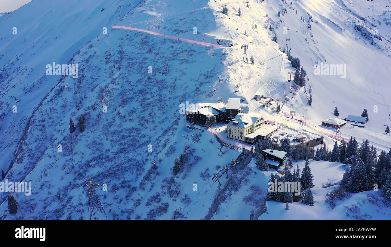 Village of engelberg in winter hi-res stock photography and images - Alamy