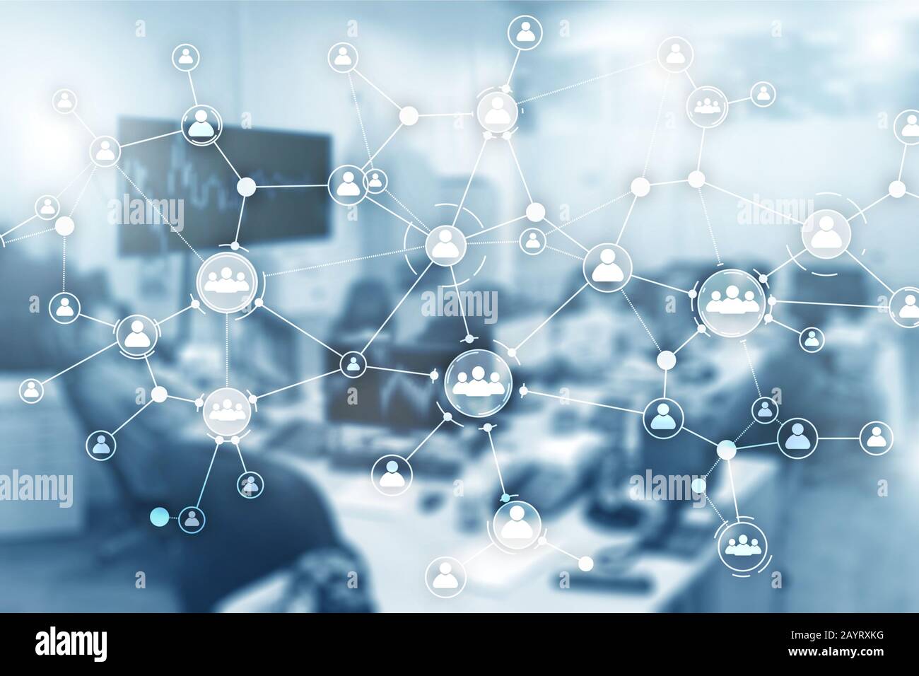 Social network structure. Icon people. Business connections concept ...