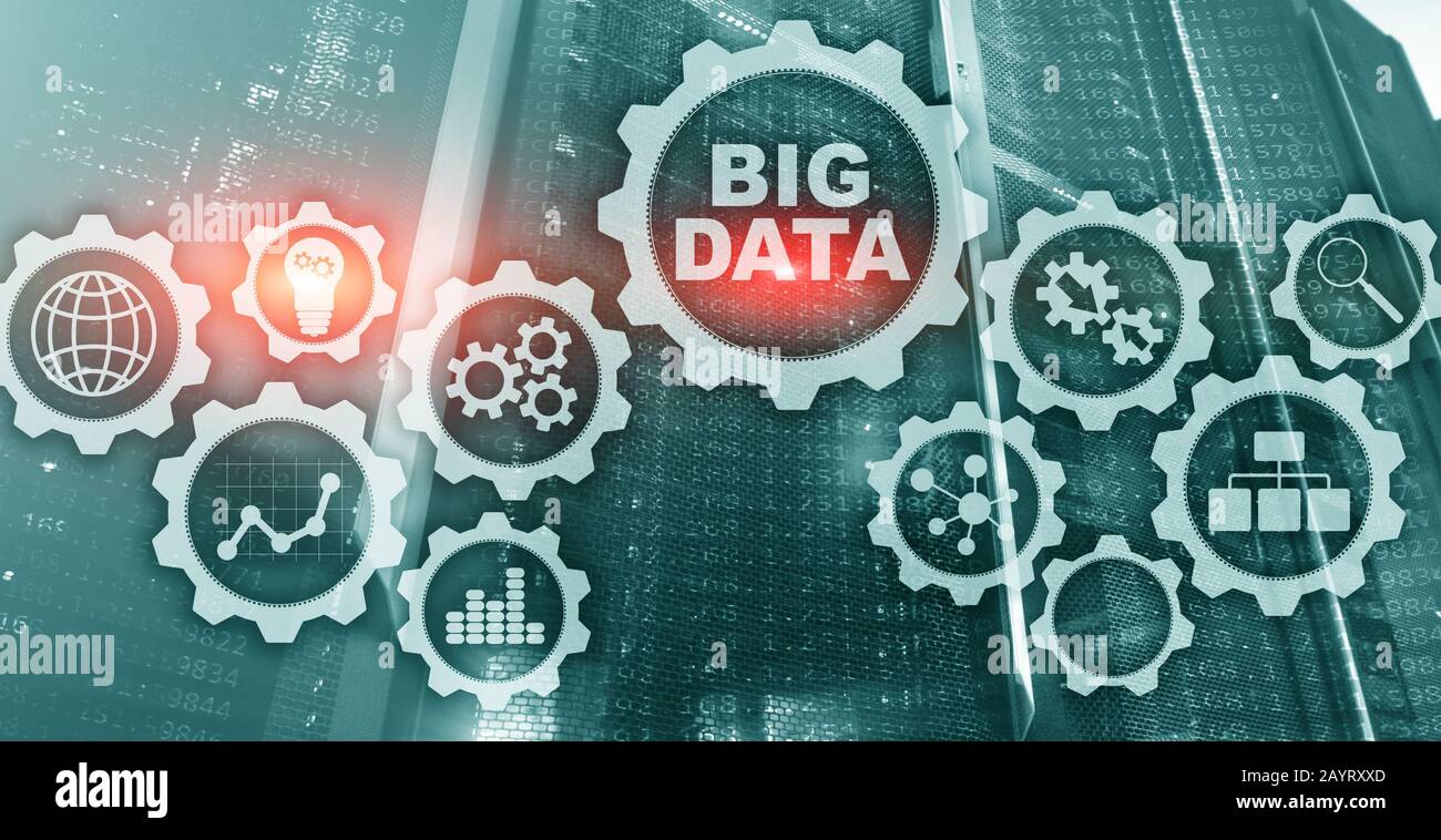 Green Big Data Concept of hi tech and innovation in business and ...