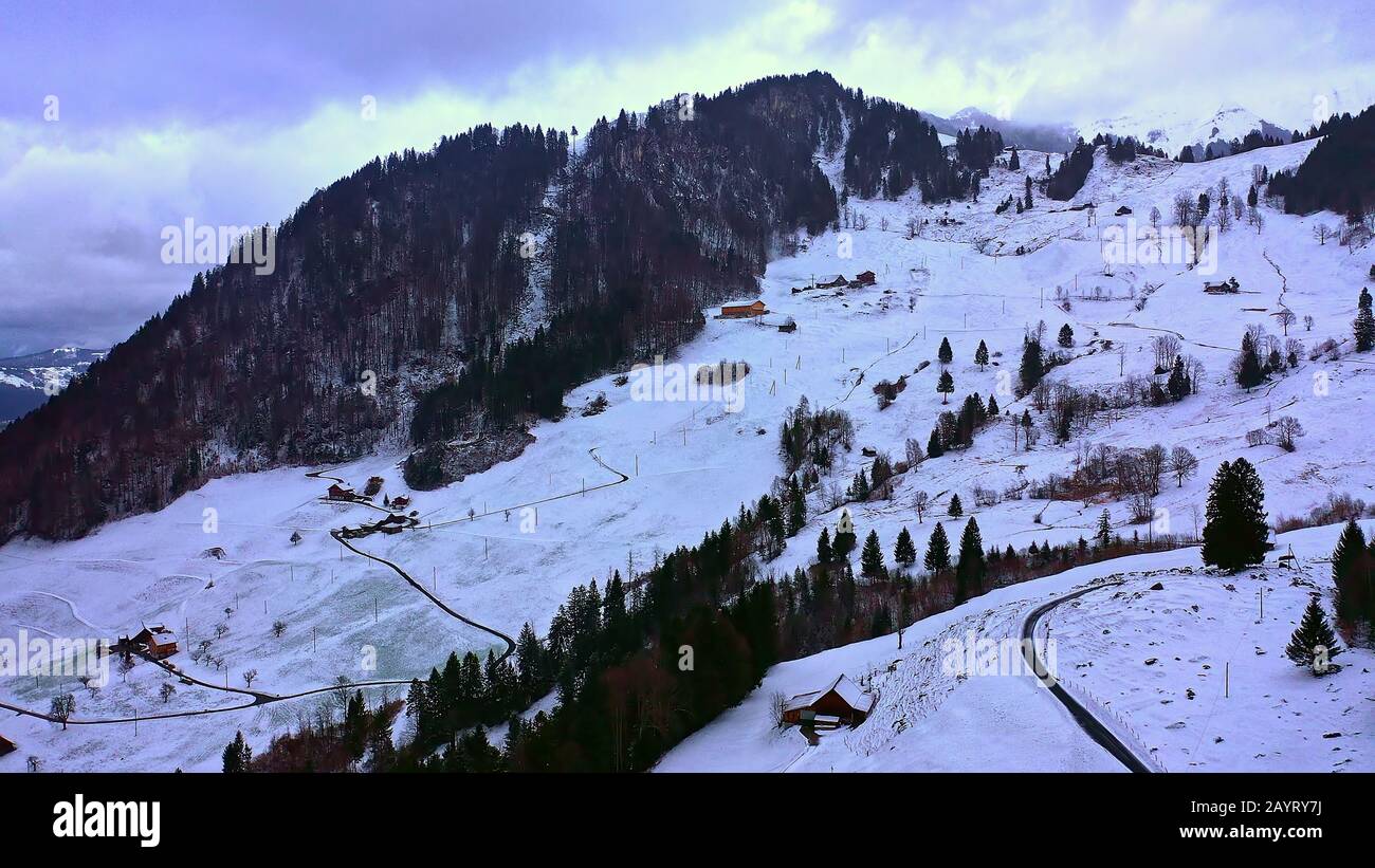 Beautiful engelberg valley in switzerland hi-res stock photography and ...