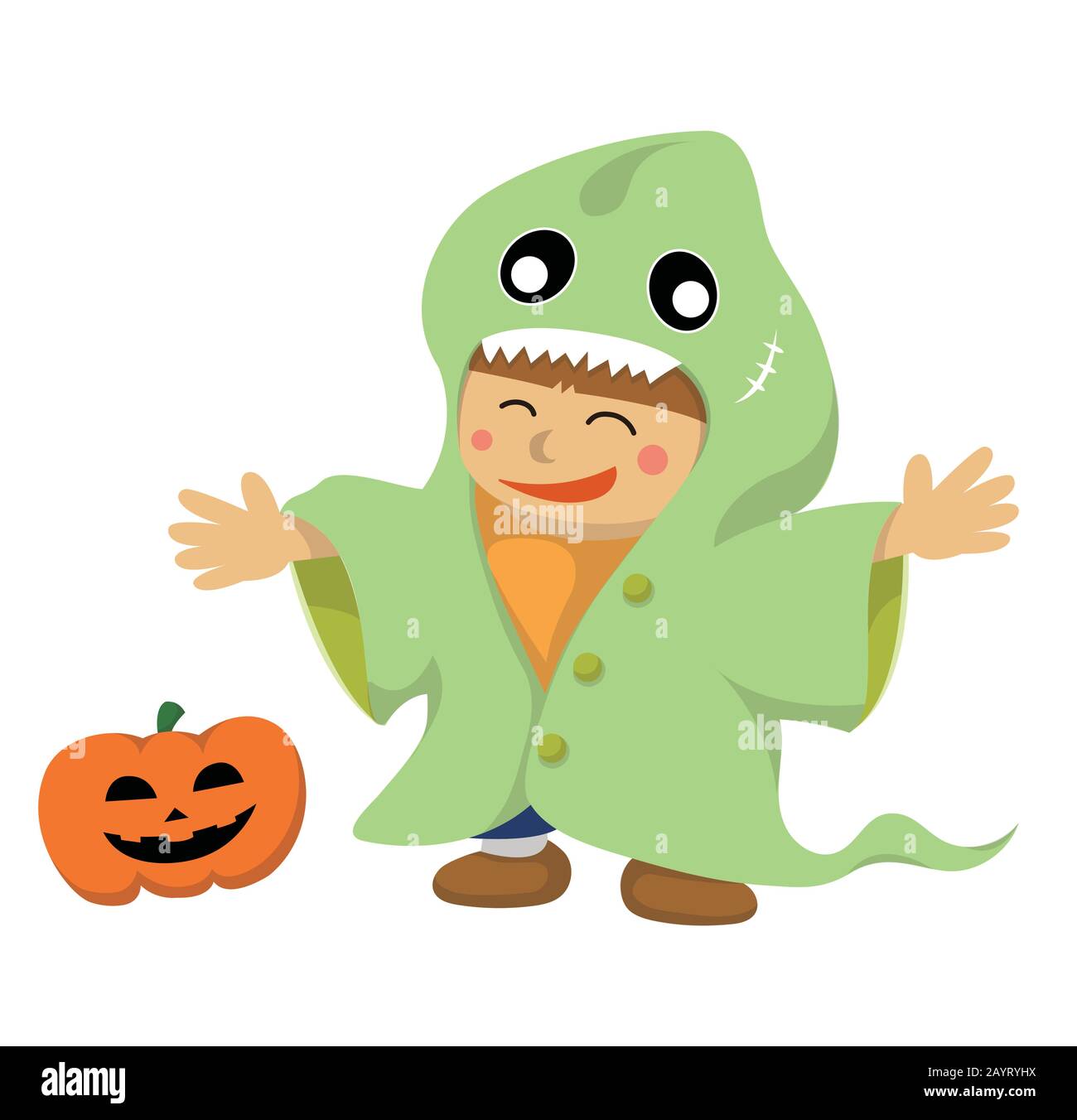 Halloween vampire kid Stock Vector Images - Alamy