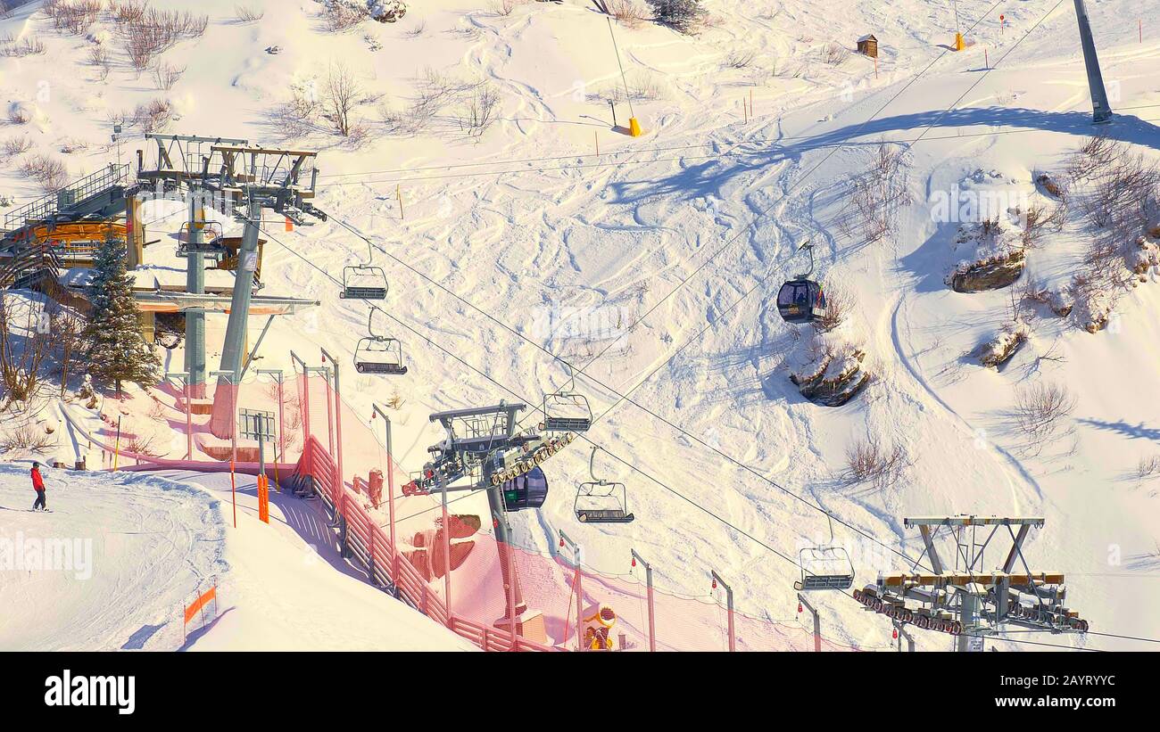 Engelberg-Titlis mountain station of the cable car Stock Photo - Alamy