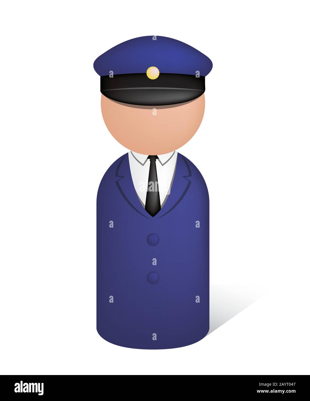 Police officer vector icon Stock Vector Images - Alamy