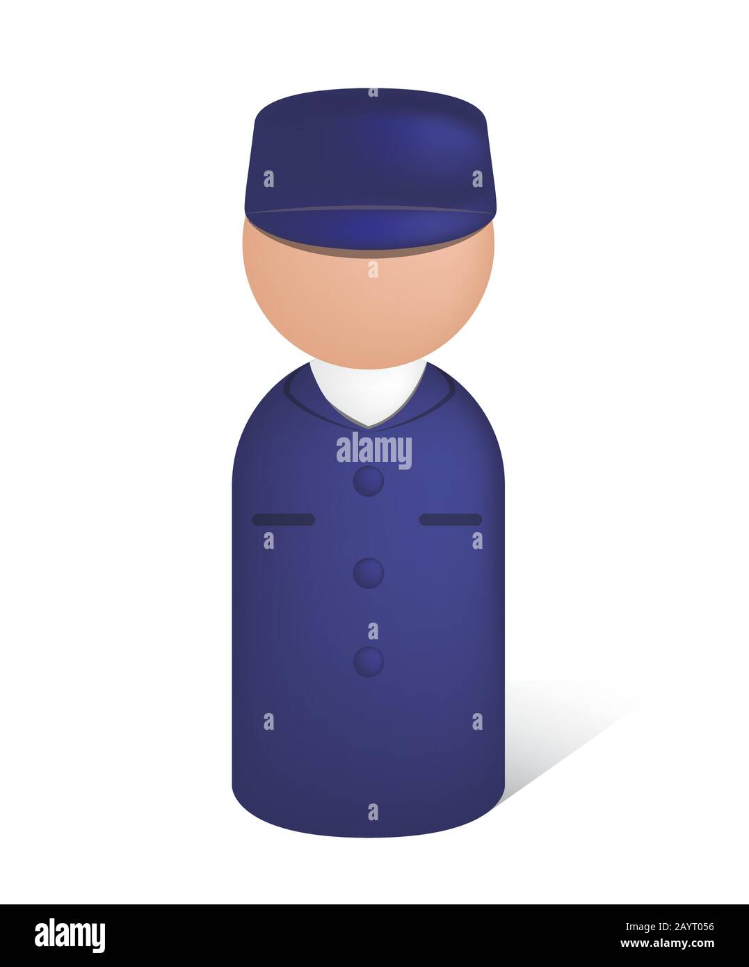 Factory security guard Stock Vector Images - Alamy