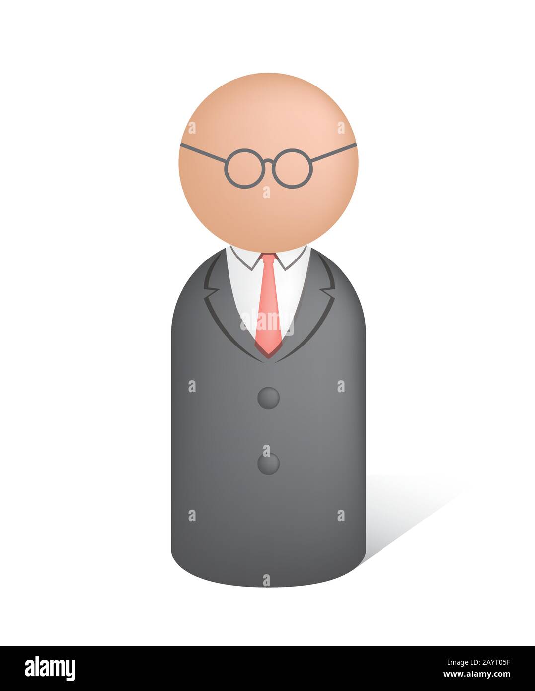 Man businessman office worker Cut Out Stock Images & Pictures - Alamy