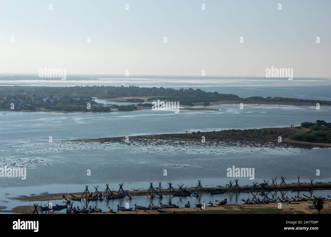 Breathtaking view of Pulicat(also called as Pazhaverkadu) Lagoon, Tamil ...