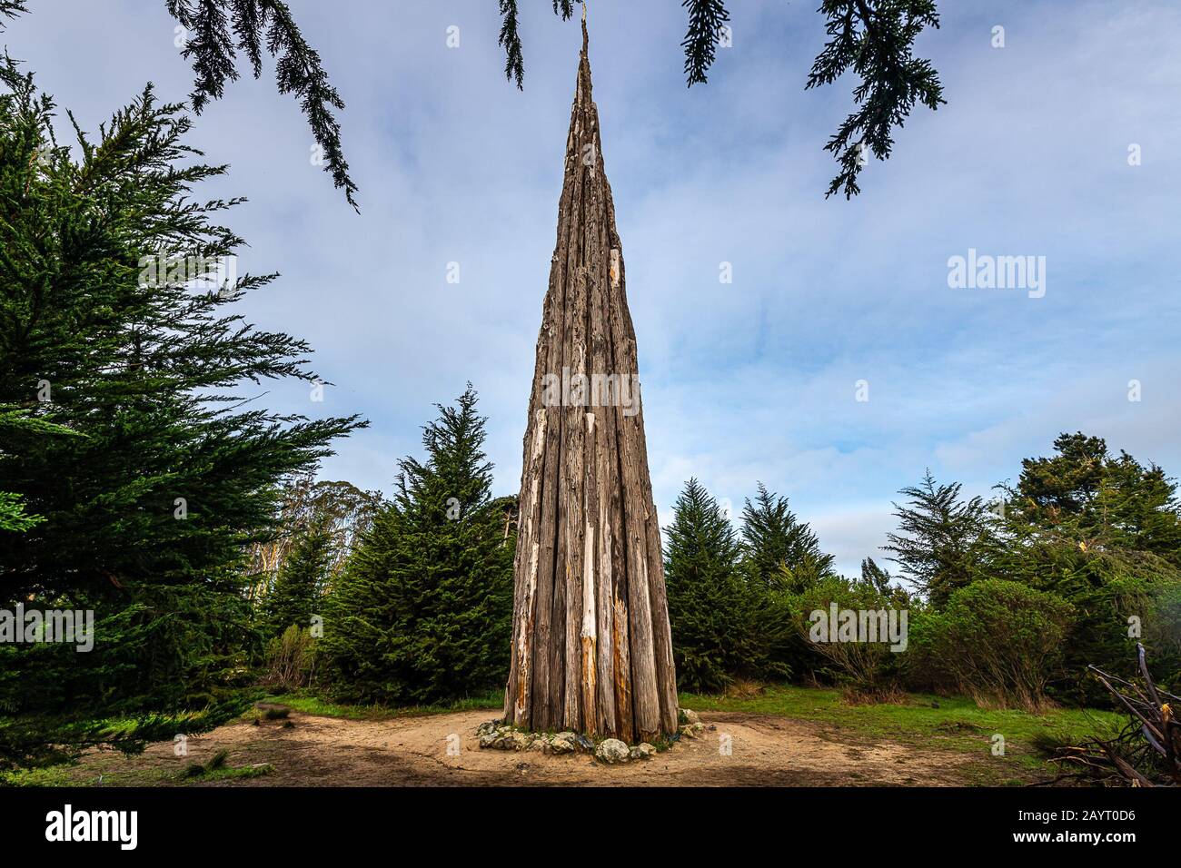 Spire and trees hi-res stock photography and images - Alamy