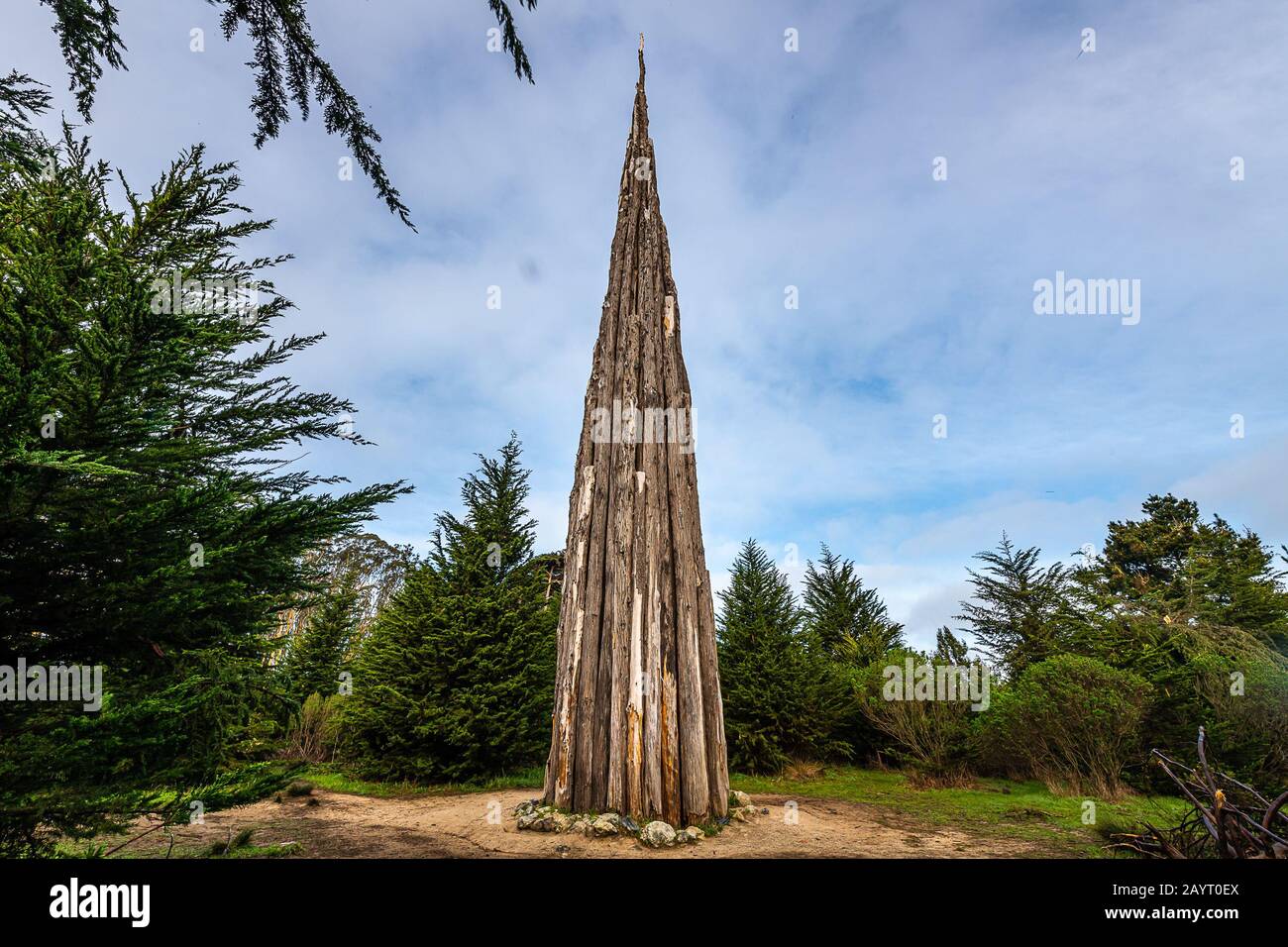 Spire and trees hi-res stock photography and images - Alamy
