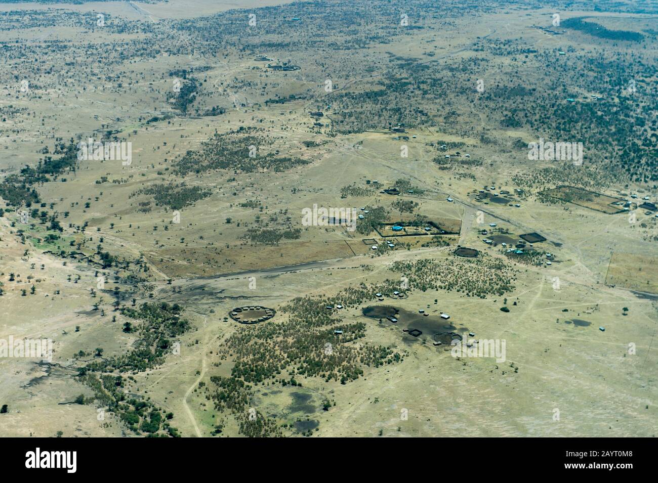 Maasai mara national reserve aerial hi-res stock photography and images ...