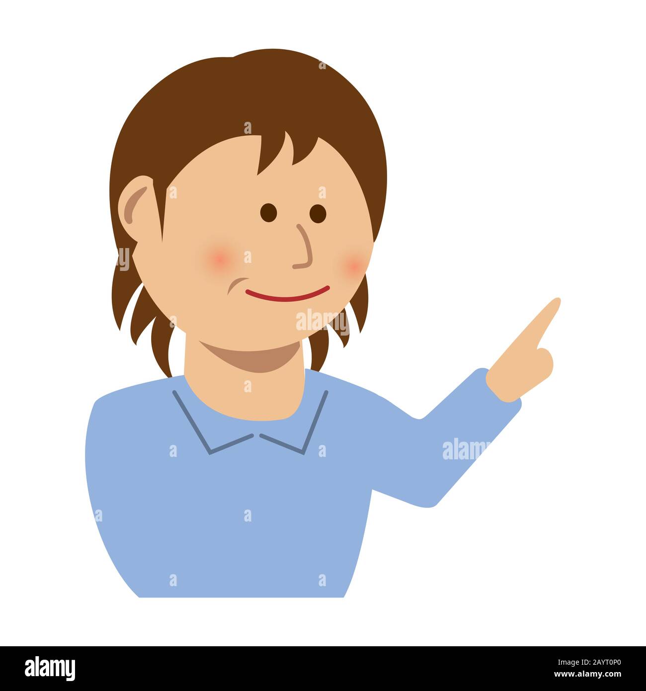 Pointing vector vectors hi-res stock photography and images - Alamy