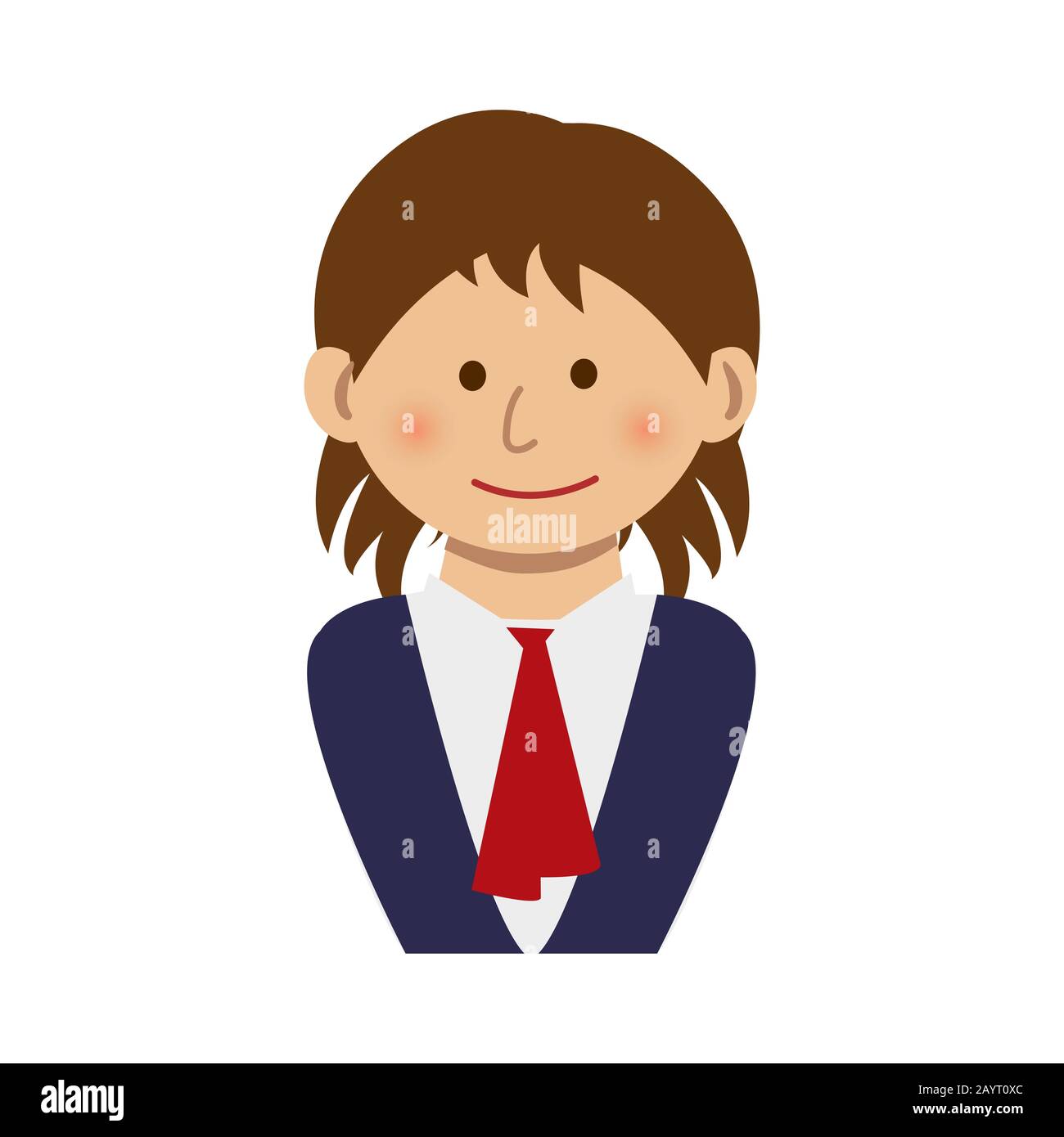 woman (upper body) illustration Stock Vector Image & Art - Alamy