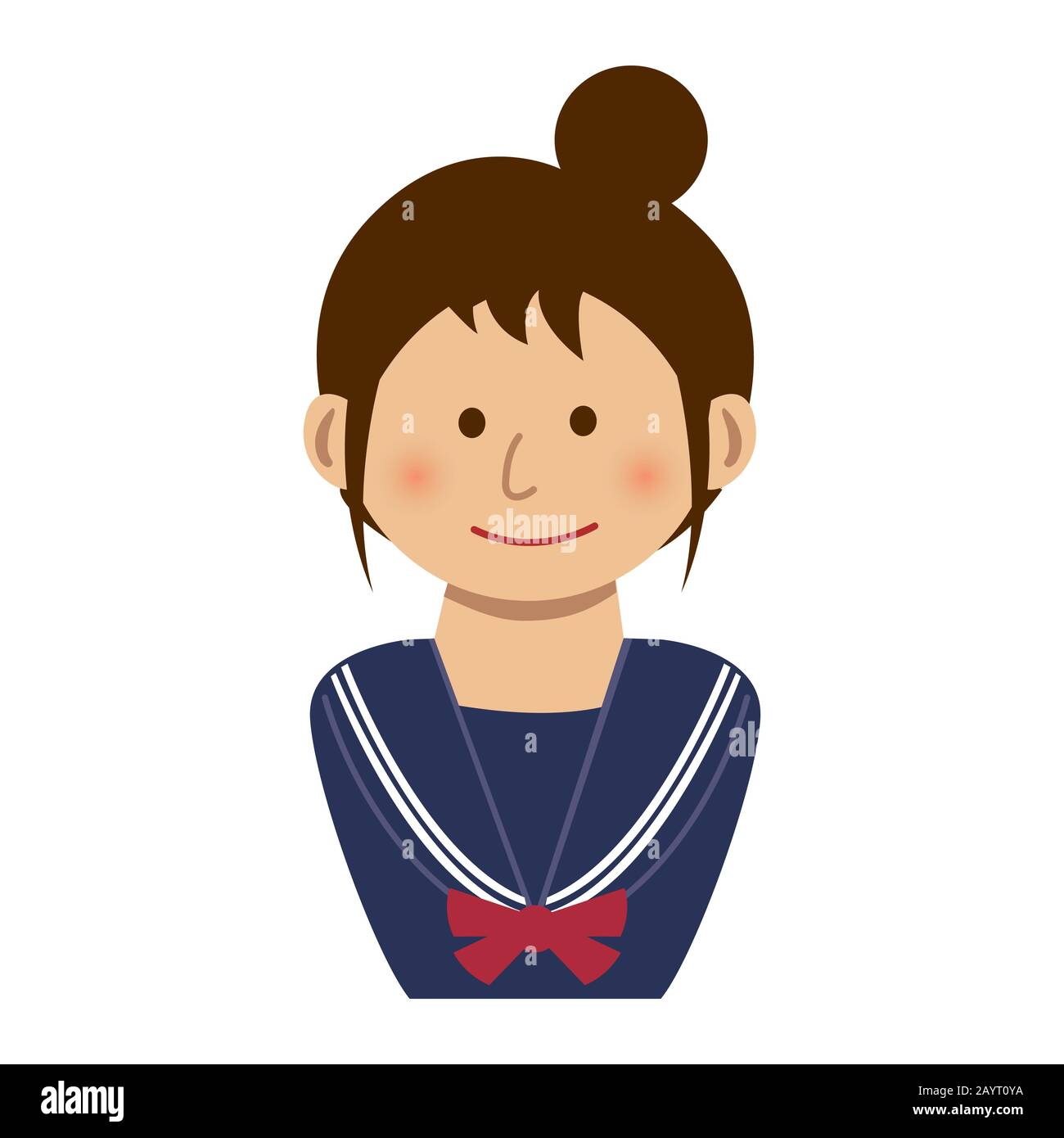 woman (upper body) illustration Stock Vector Image & Art - Alamy