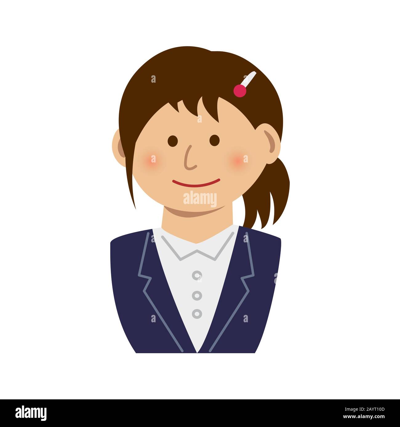 woman (upper body) illustration Stock Vector Image & Art - Alamy