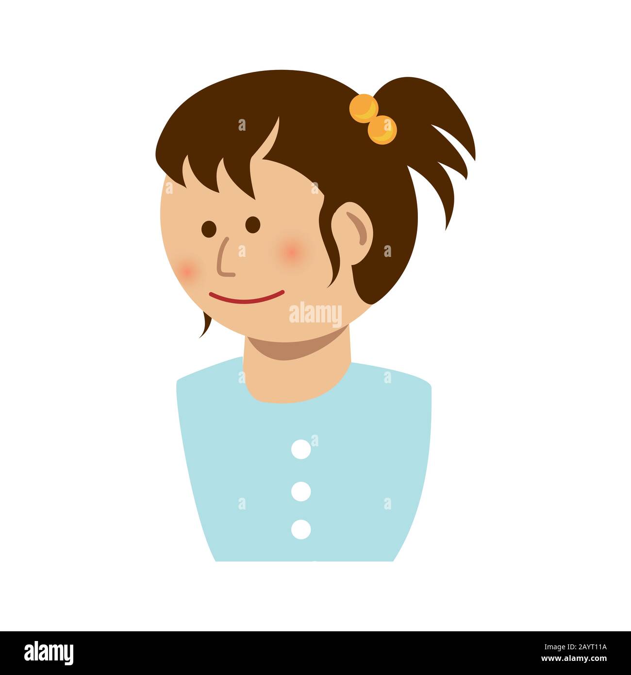 woman (upper body) illustration Stock Vector Image & Art - Alamy
