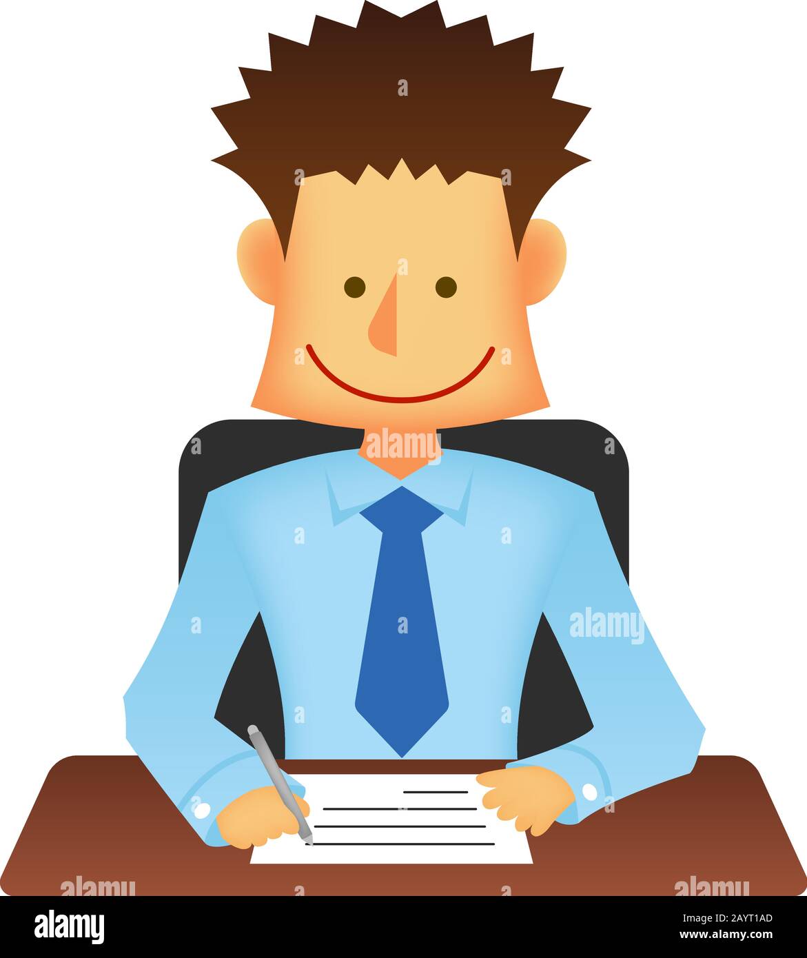 Man writing japanese Stock Vector Images - Alamy
