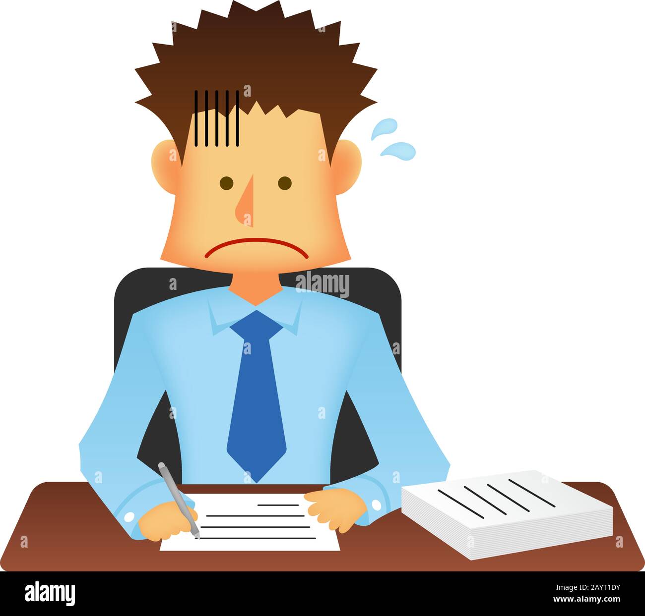 Upset pressure Stock Vector Images - Alamy