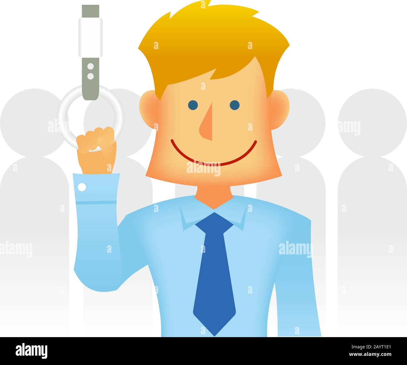 White train employee Stock Vector Images - Alamy