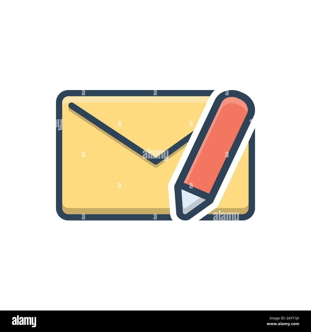 Illustration for Message edit Stock Vector Image & Art - Alamy