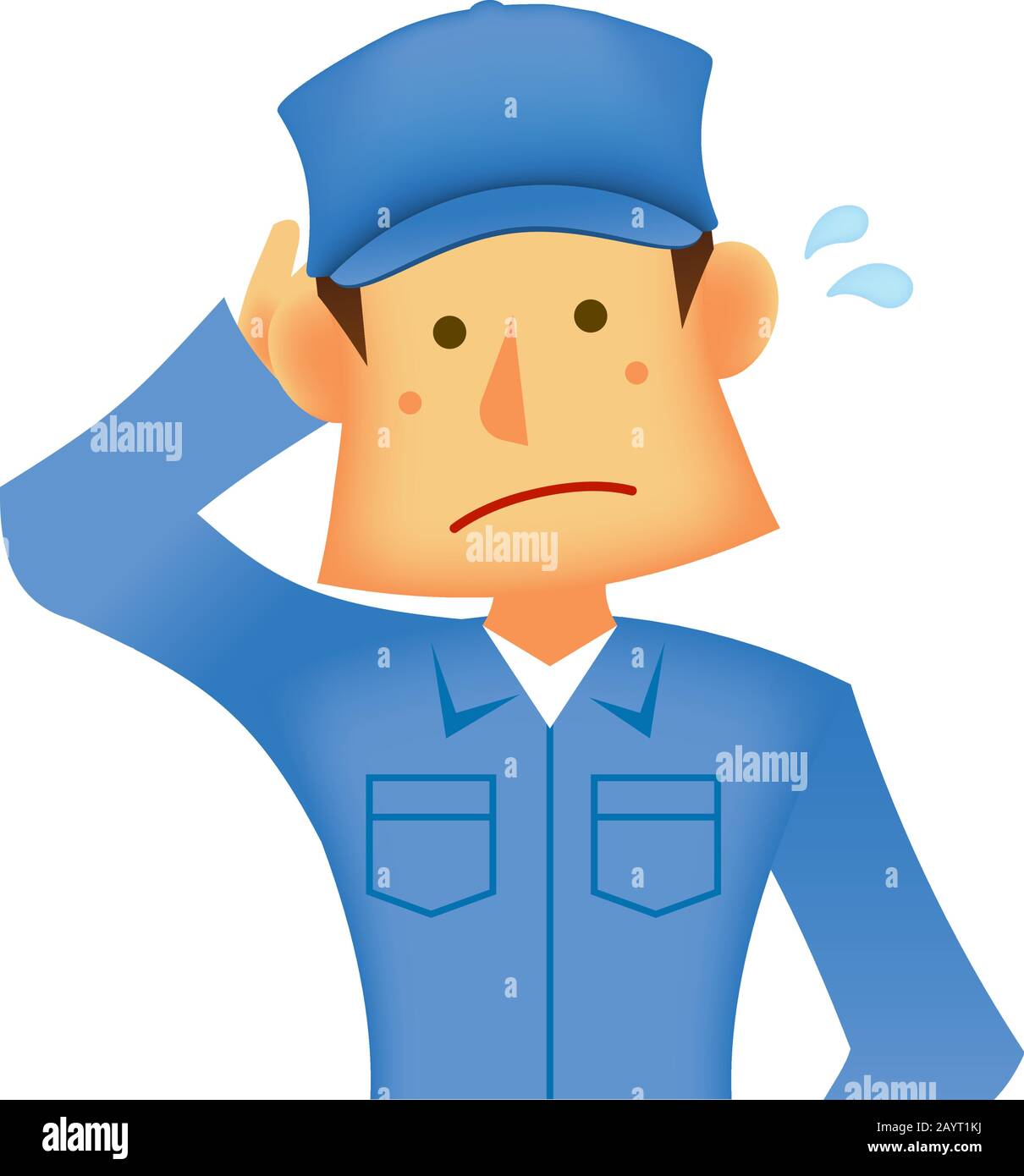 Cartoon engineer vector vectors hi-res stock photography and images - Alamy