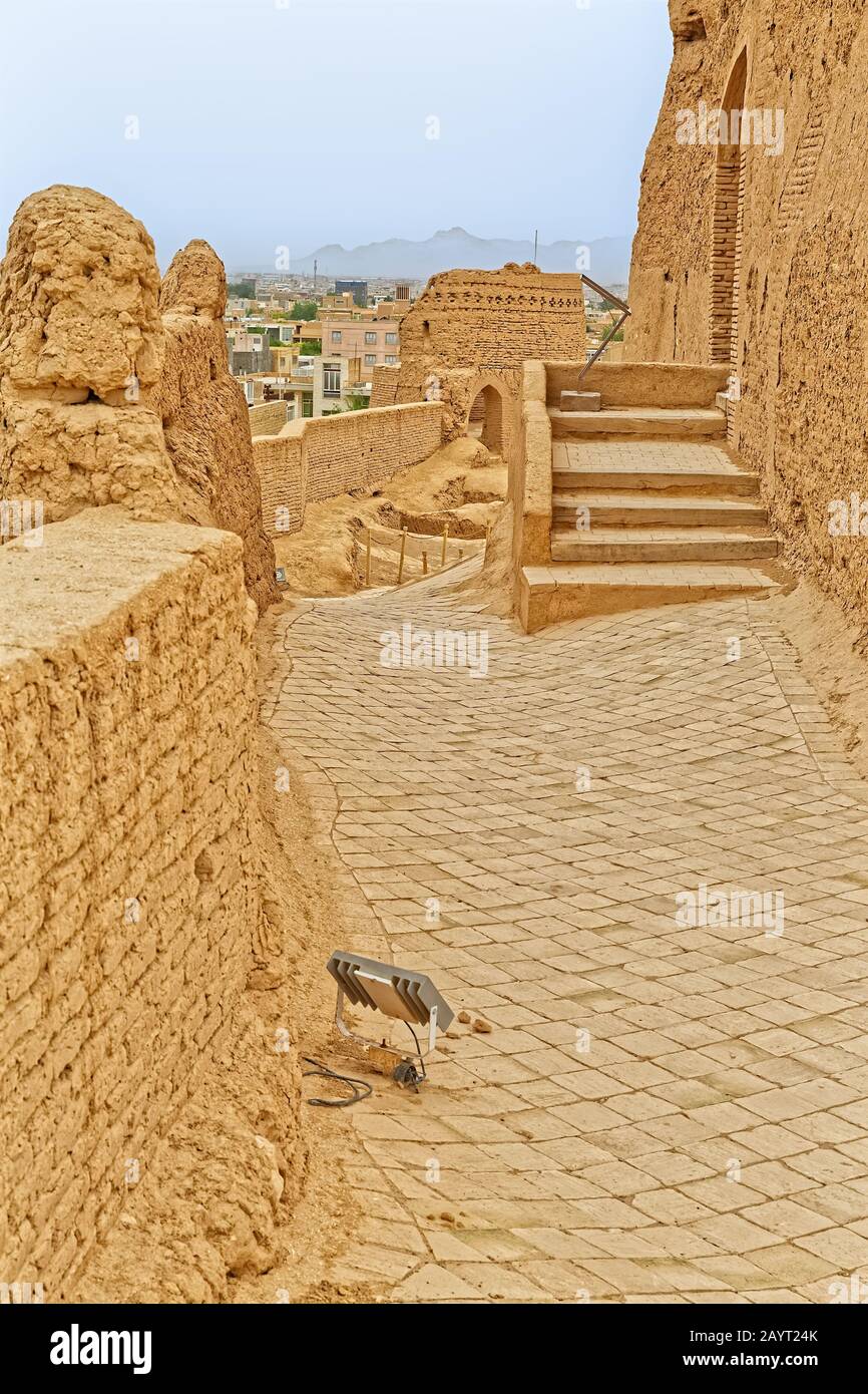 Meybod Narin Castle Iran Stock Photo - Alamy
