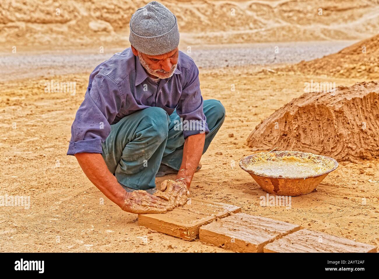 Making bricks hi-res stock photography and images - Alamy