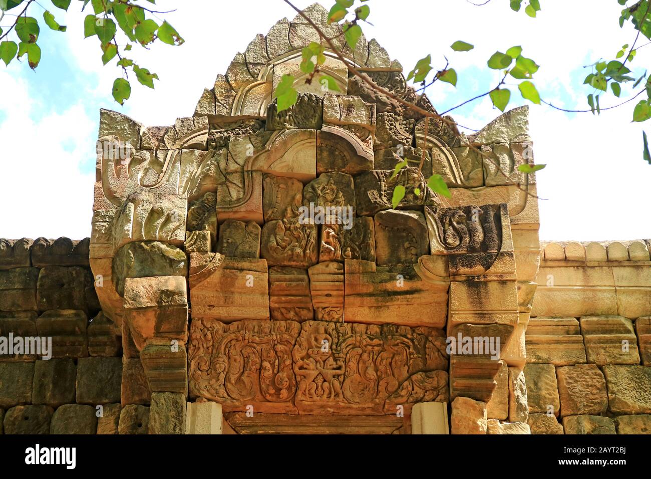 Gorgeous Relief on the Lintel and Tympanum of Sdok Kok Thom Khmer ...