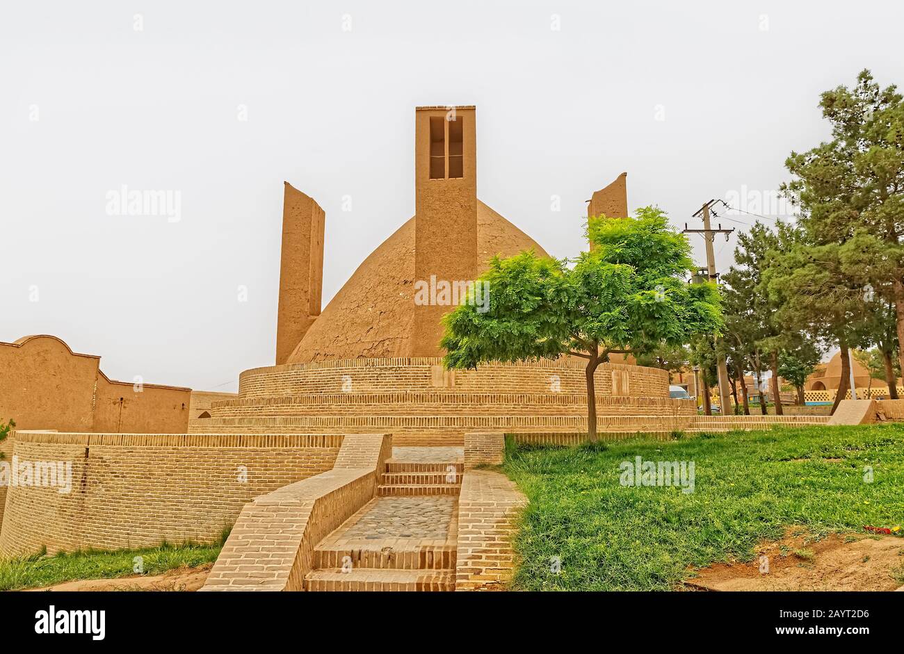 Meybod wind towers Stock Photo - Alamy
