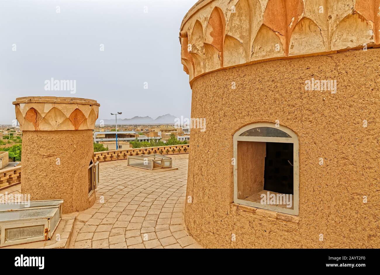 Meybod dovecote roof Stock Photo - Alamy