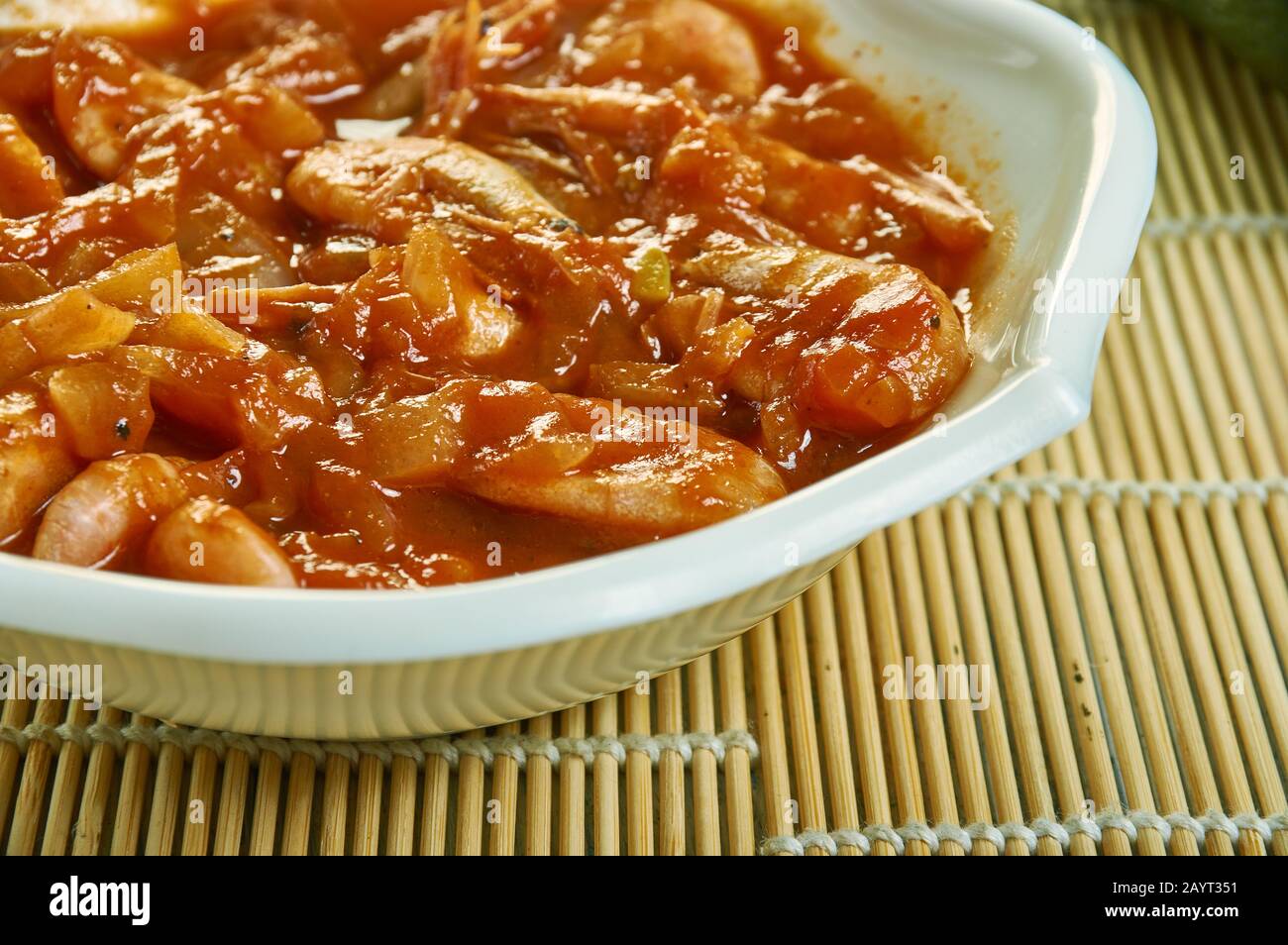 Balchao - fiery dish from Goa, spicy seafood or meat dish in Goan ...