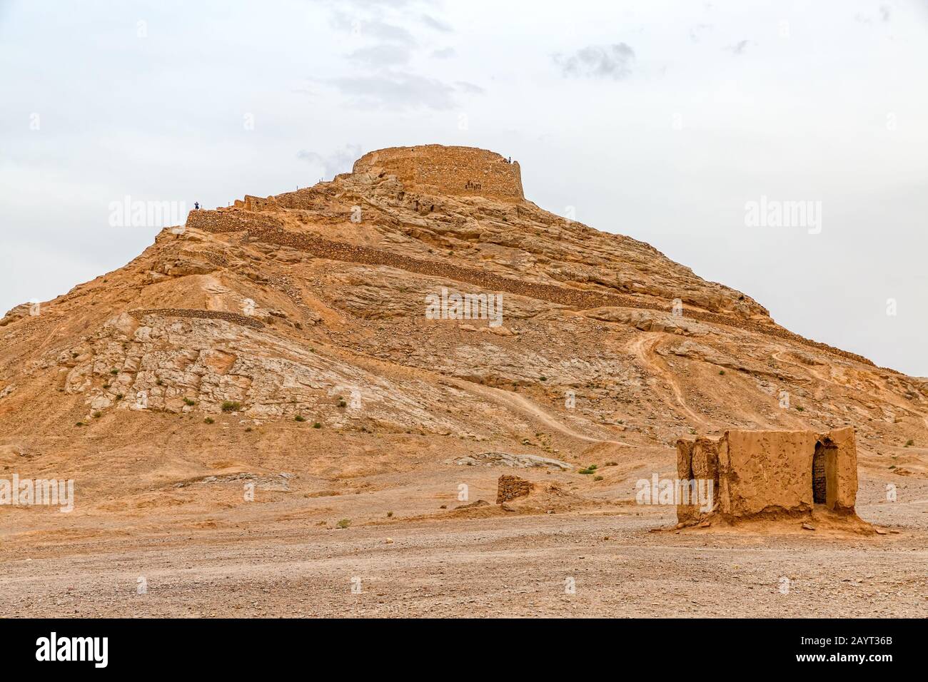 Tower of Silence building Stock Photo - Alamy