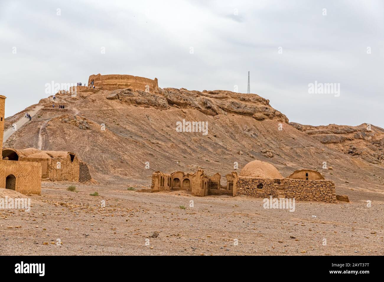 Tower of Silence building Stock Photo - Alamy