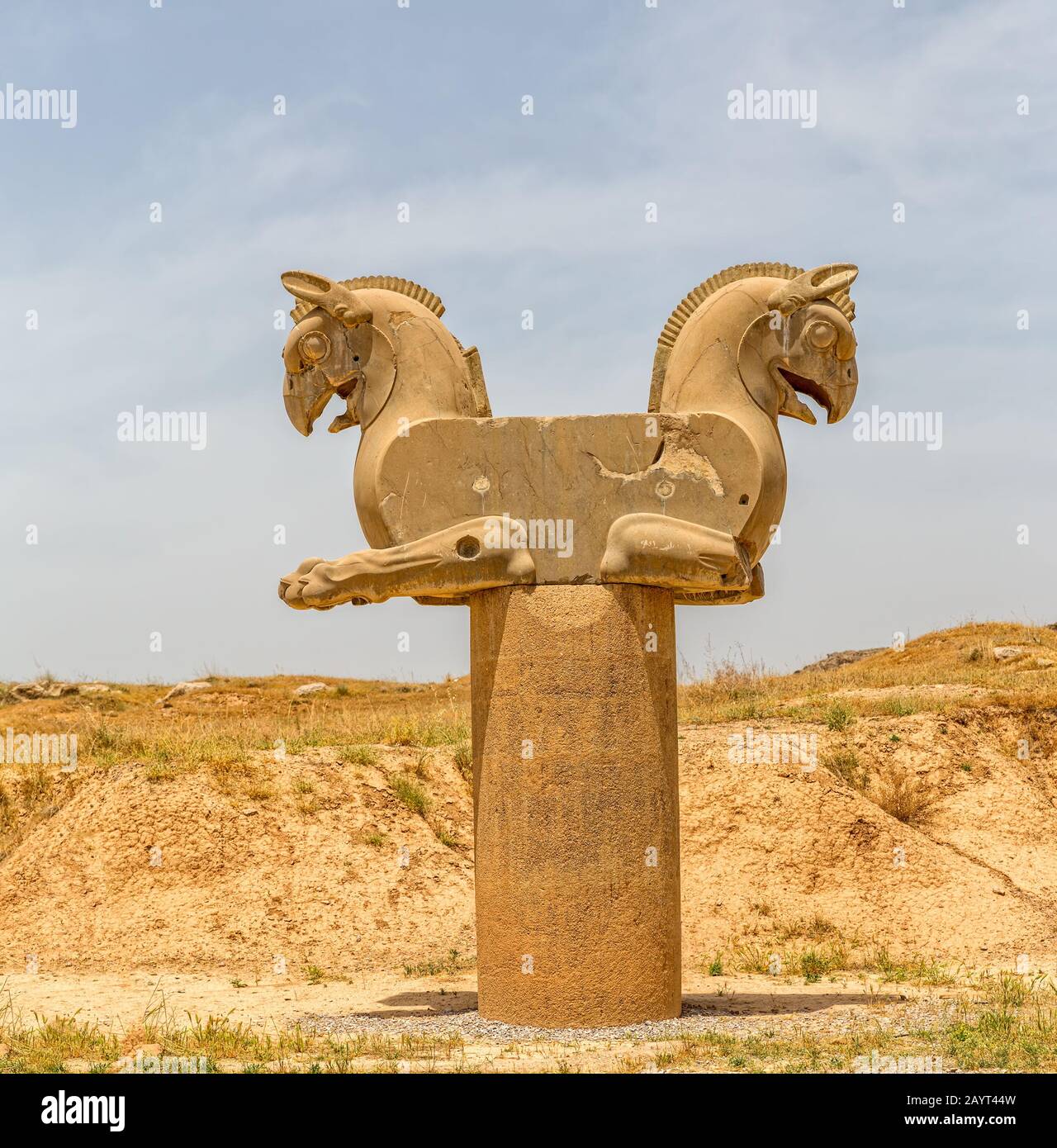 Homa Bird in Persepolis Stock Photo - Alamy