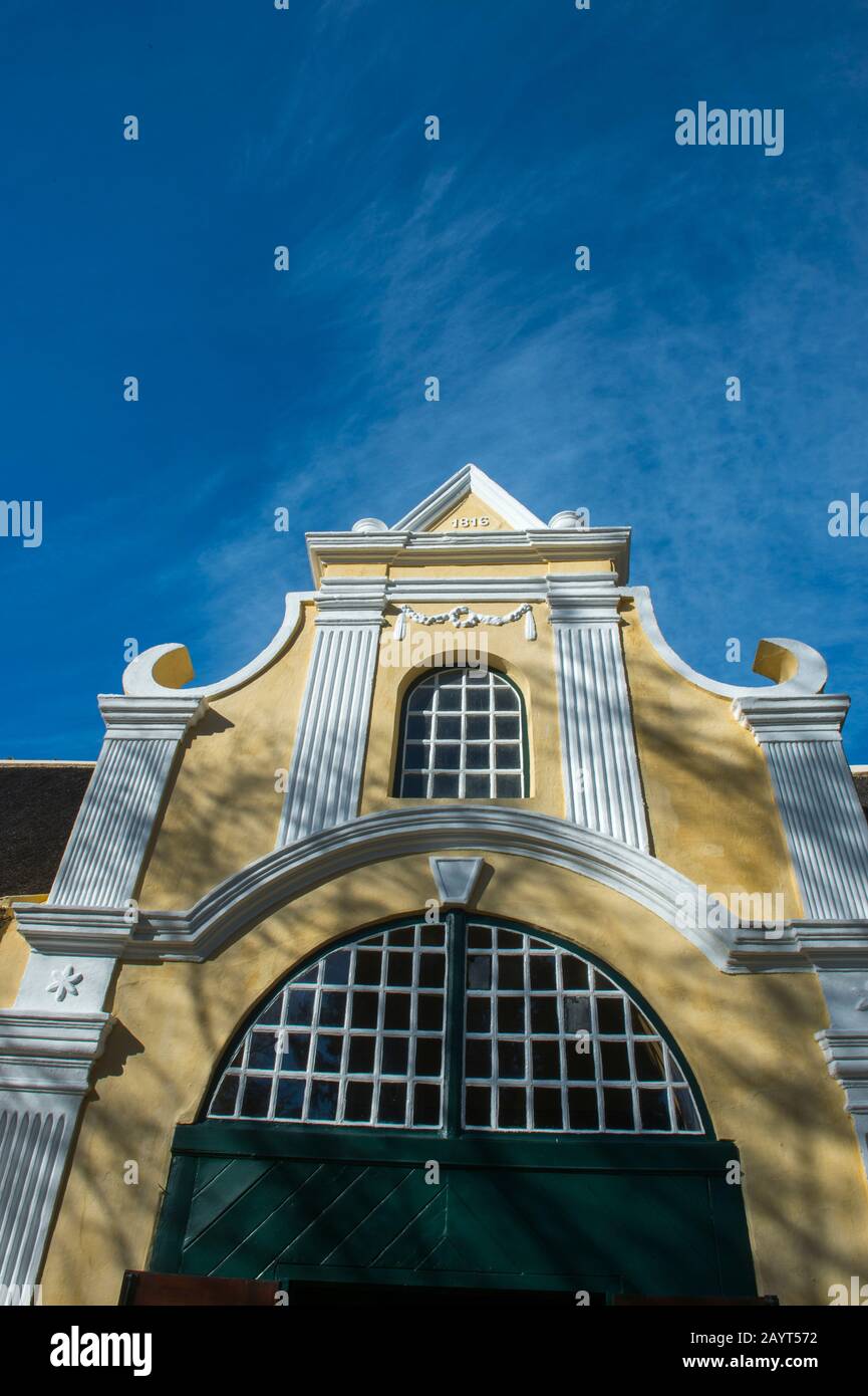 The library at Vergelegen, a historic wine estate in Somerset West, in ...