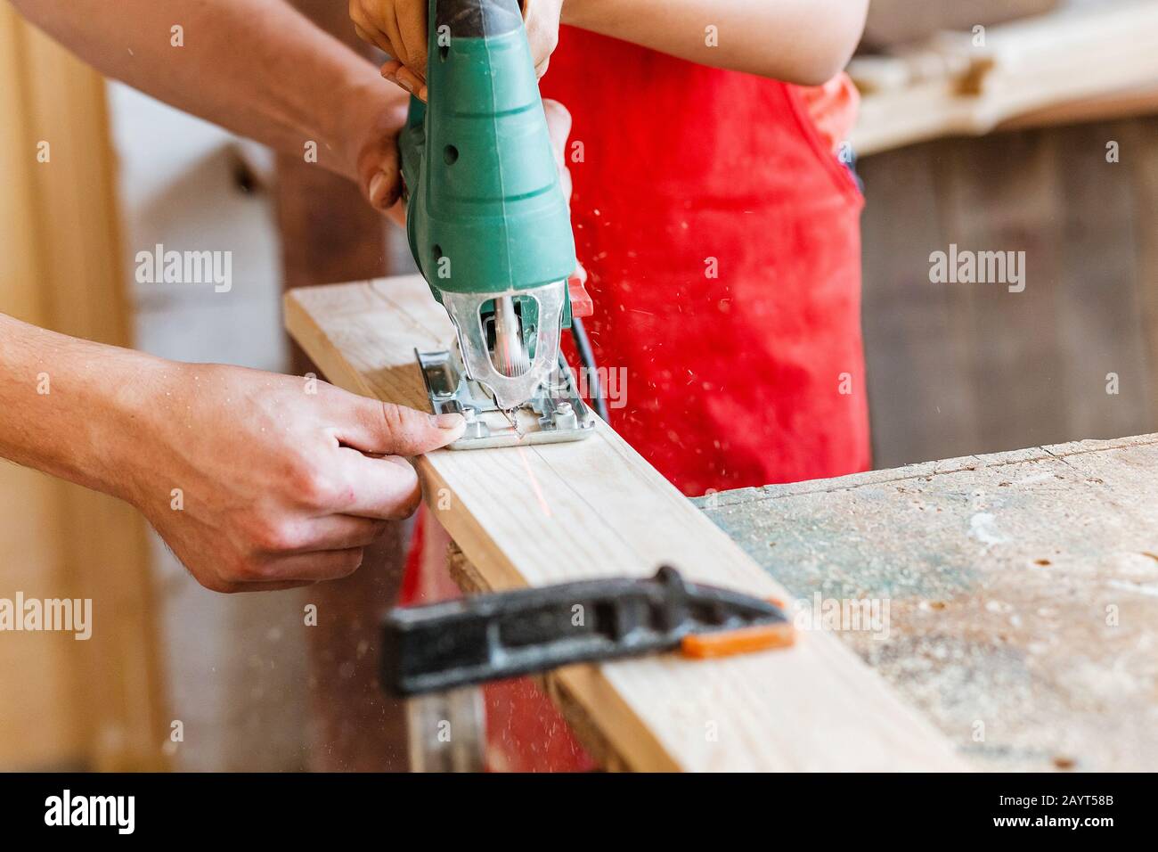 Laser guide hi-res stock photography and images - Alamy