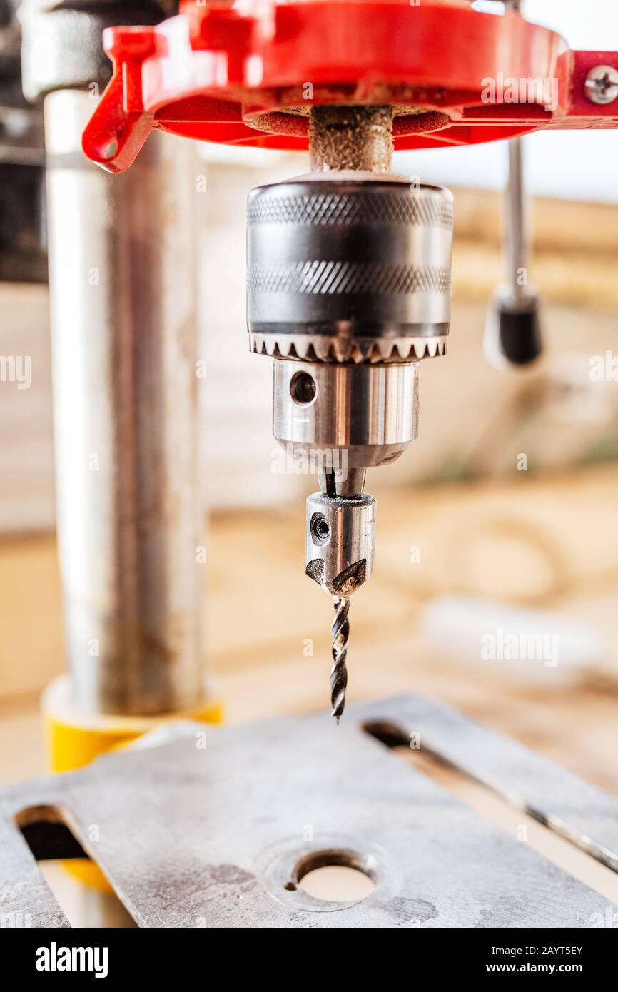 automated drilling machine close-up Stock Photo - Alamy
