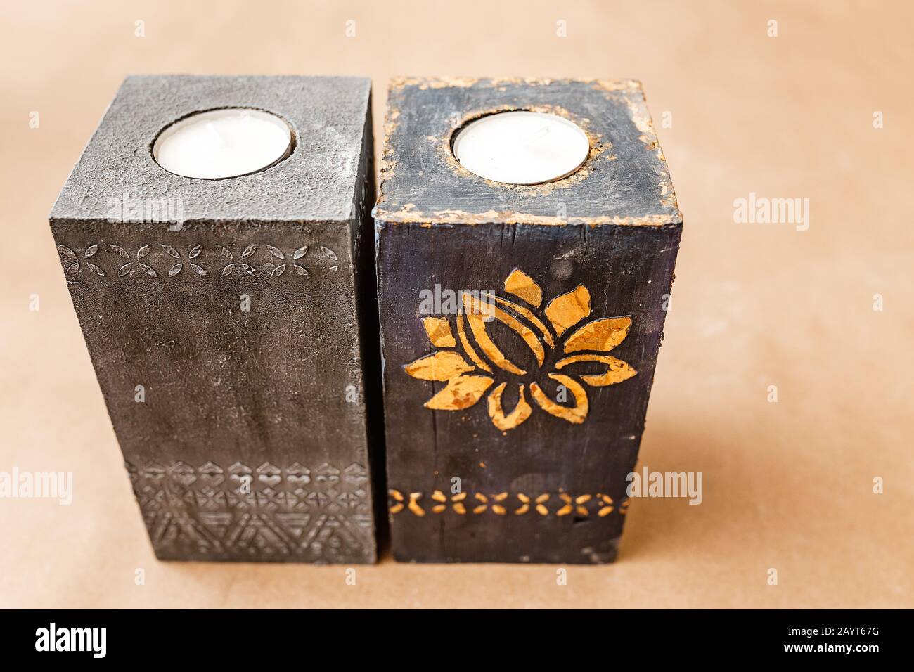 Decorative ceramic handmade pottery objects Stock Photo - Alamy