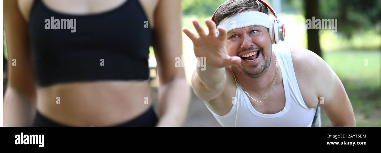 Smiling boy pulling hand Stock Photo - Alamy