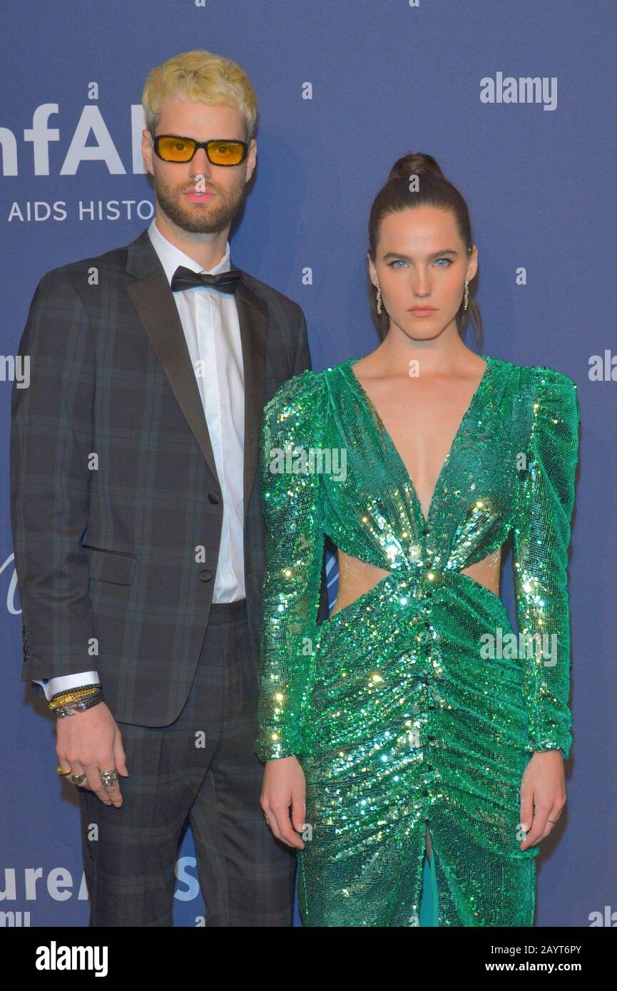 Tucker Halpern and Sophie Hawley-Weld of Sofi Tukker attend the 2020 ...