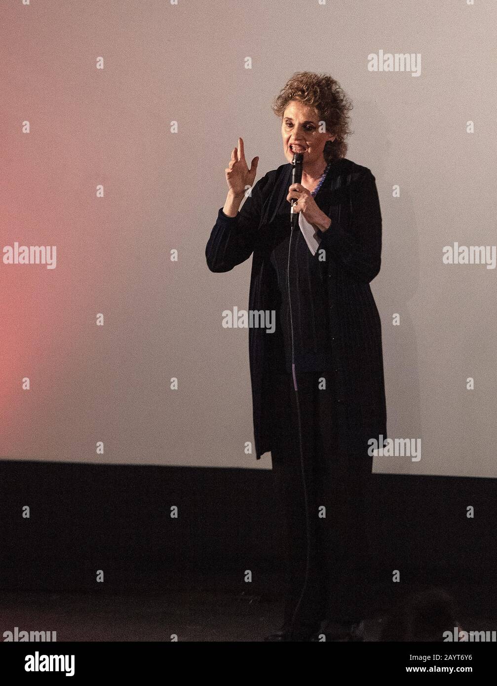 SAN FRANCISCO, CALIFORNIA - FEBRUARY 16: Ruthe Stein speaks at the ...