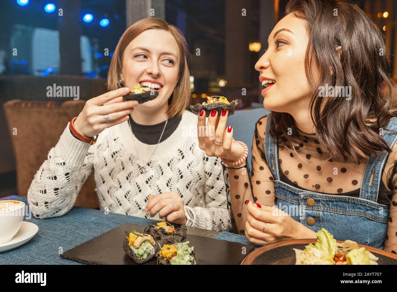 Spanish girls at party hi-res stock photography and images - Alamy