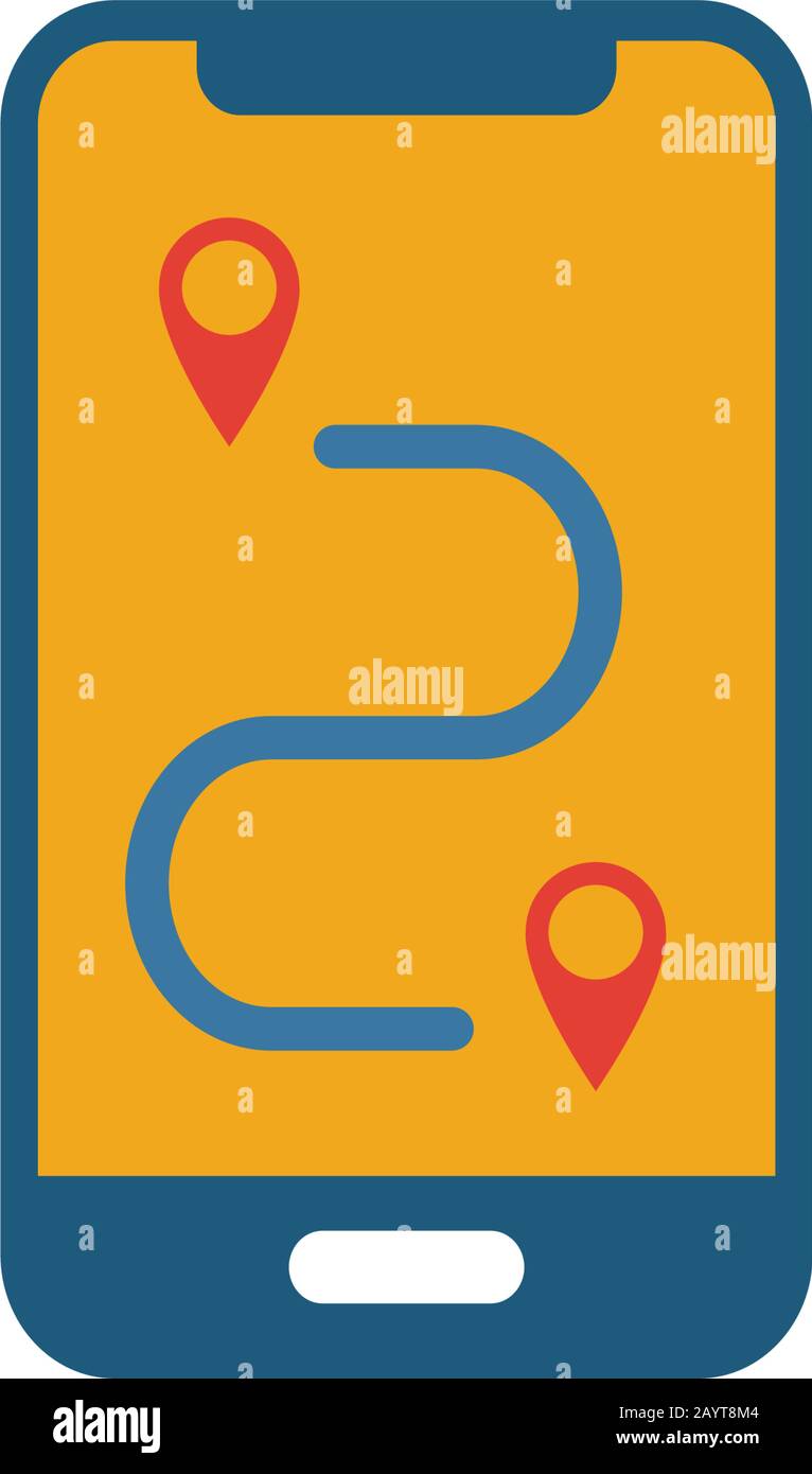 Route icon. Simple element from tourism icons collection. Creative ...