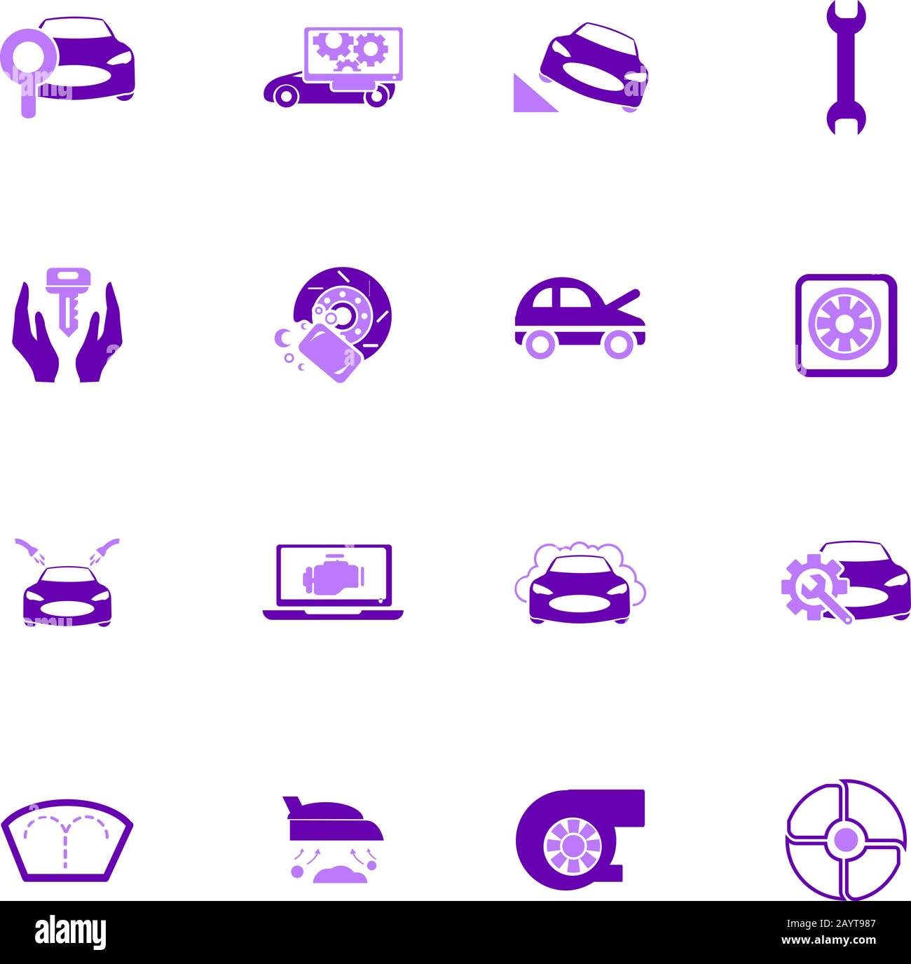 Auto repair shop interior Cut Out Stock Images & Pictures - Alamy