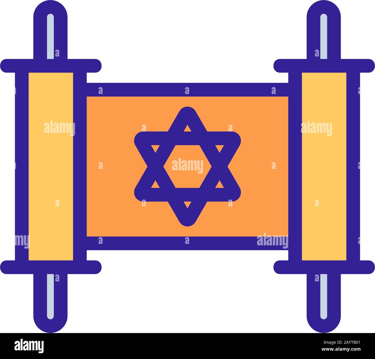 Israel icon vector. Isolated contour symbol illustration Stock Vector ...