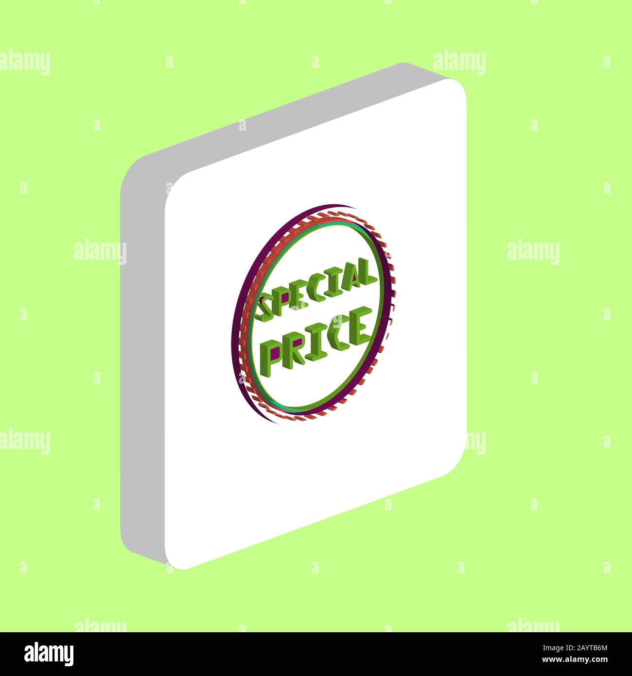 Special Price Label Simple vector icon. Illustration symbol design ...